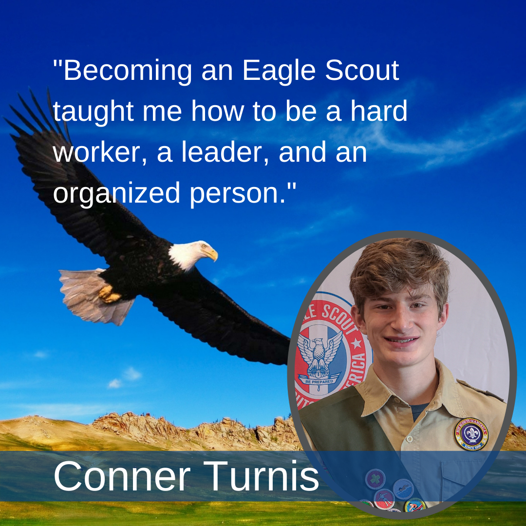 Eagle Scout Conner Turnis - Northeast Iowa Council
